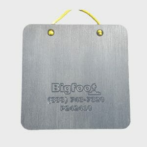 Utility Truck Outrigger Pads - Bigfoot Outrigger Pads